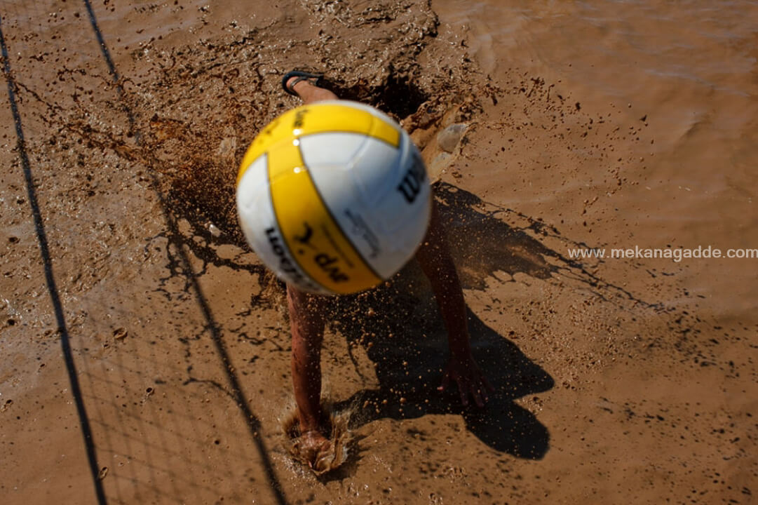 Mud Volleyball - Mekanagadde Homestay